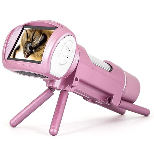 LINKMICRO Handheld Digital Microscope for Kids 2'' LCD Portable, 300X ...