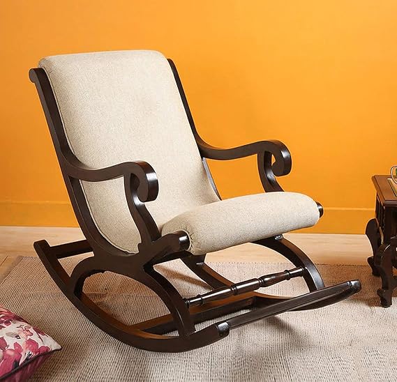 Custom&Wood Rocking Chairs for Adults|SHEESHAM Wooden in Velvet ...