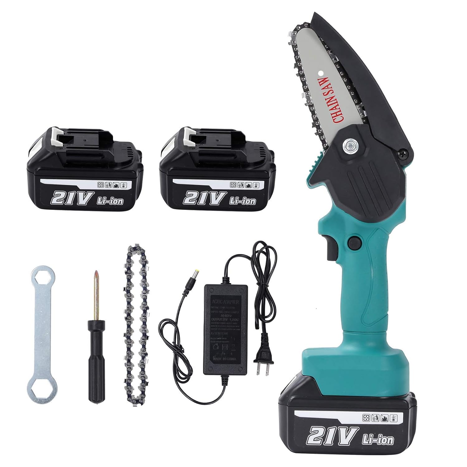 Seesii 4inch Mini Electric Chainsaw Cordless Chain Saw Electric Pruning ...