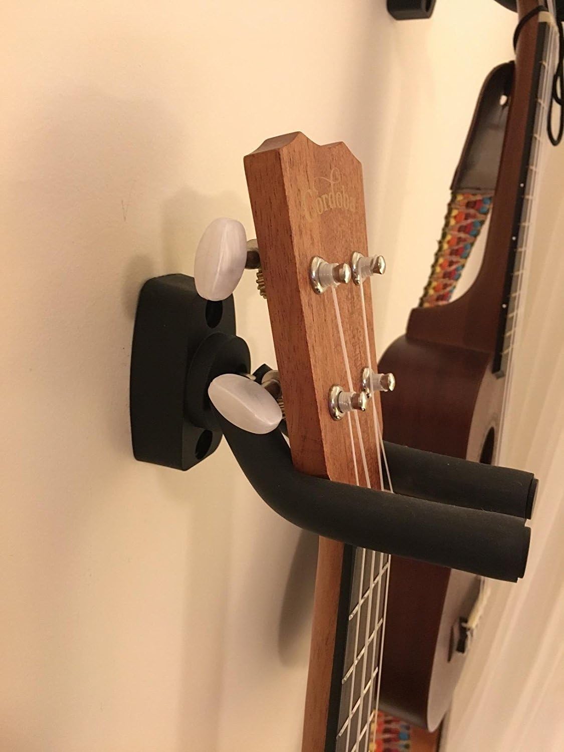 Guitar Hanger Hook,6 pack Guitar Display Bracket Wall Mounted Guitar ...