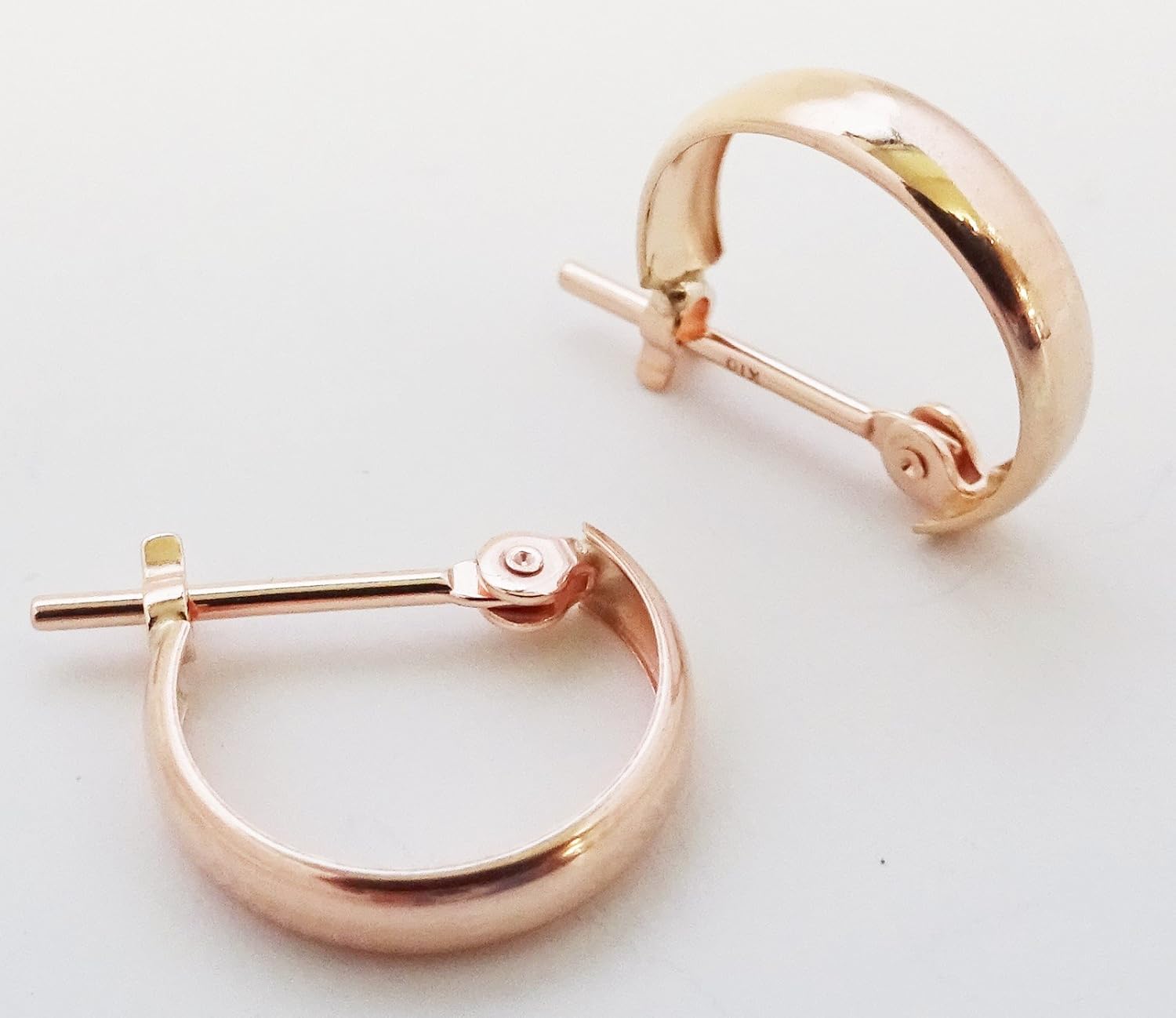 Amazon | 【dyna】ダイナ K10PG ピンクゴールド 甲丸 ミゾ フープピアス (2mm×10mm) | ピアス 通販