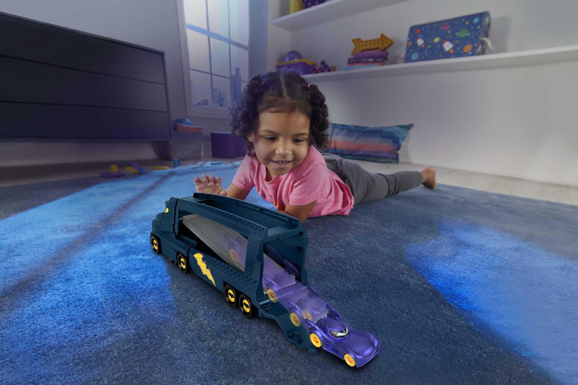 Mua DC Batwheels Toy Hauler and Car, Bat-Big Rig with Ramp and Bam The ...