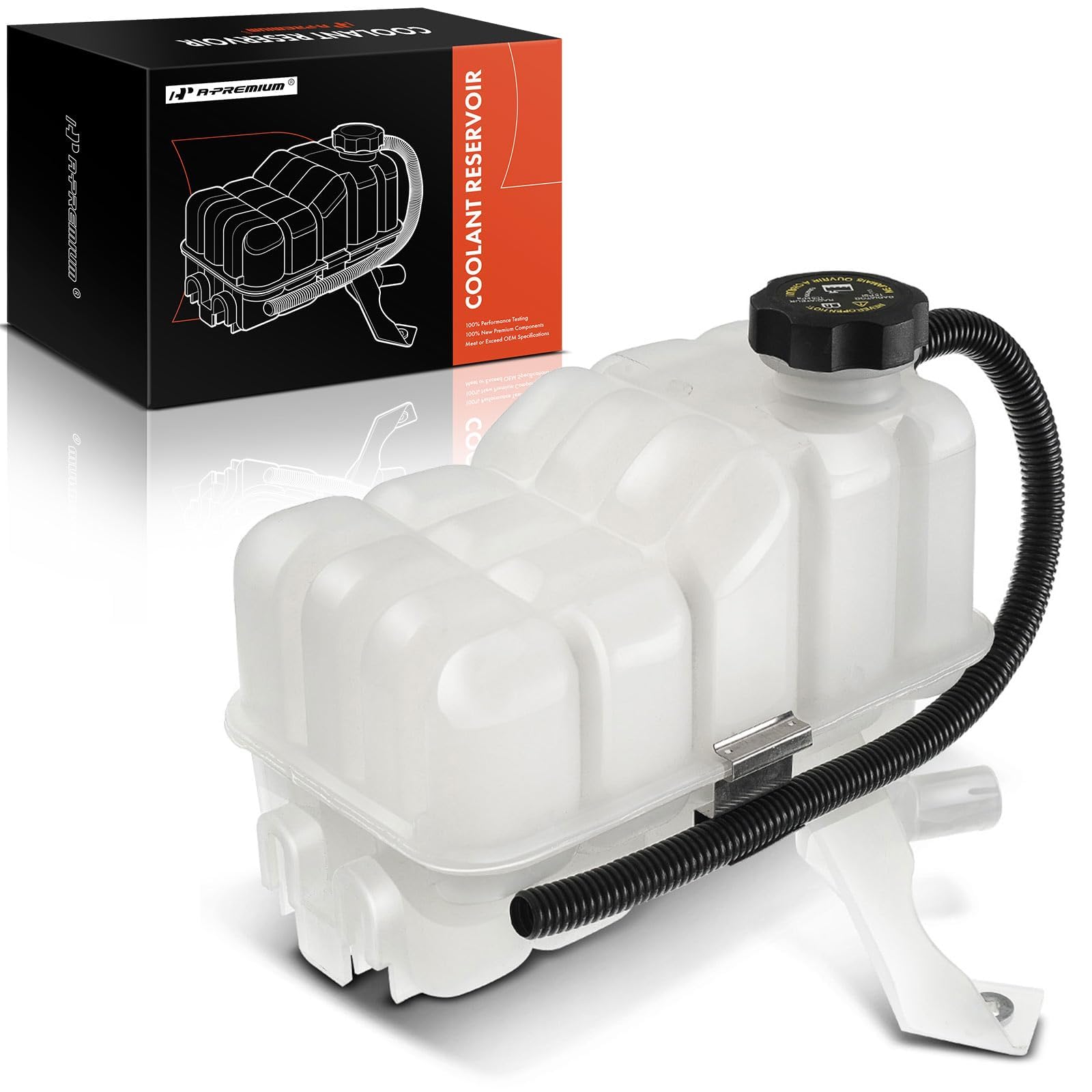 A-Premium Coolant Overflow Recovery Reservoir Tank [W/ Sensor & Cap] Compatible with Chevrolet ...