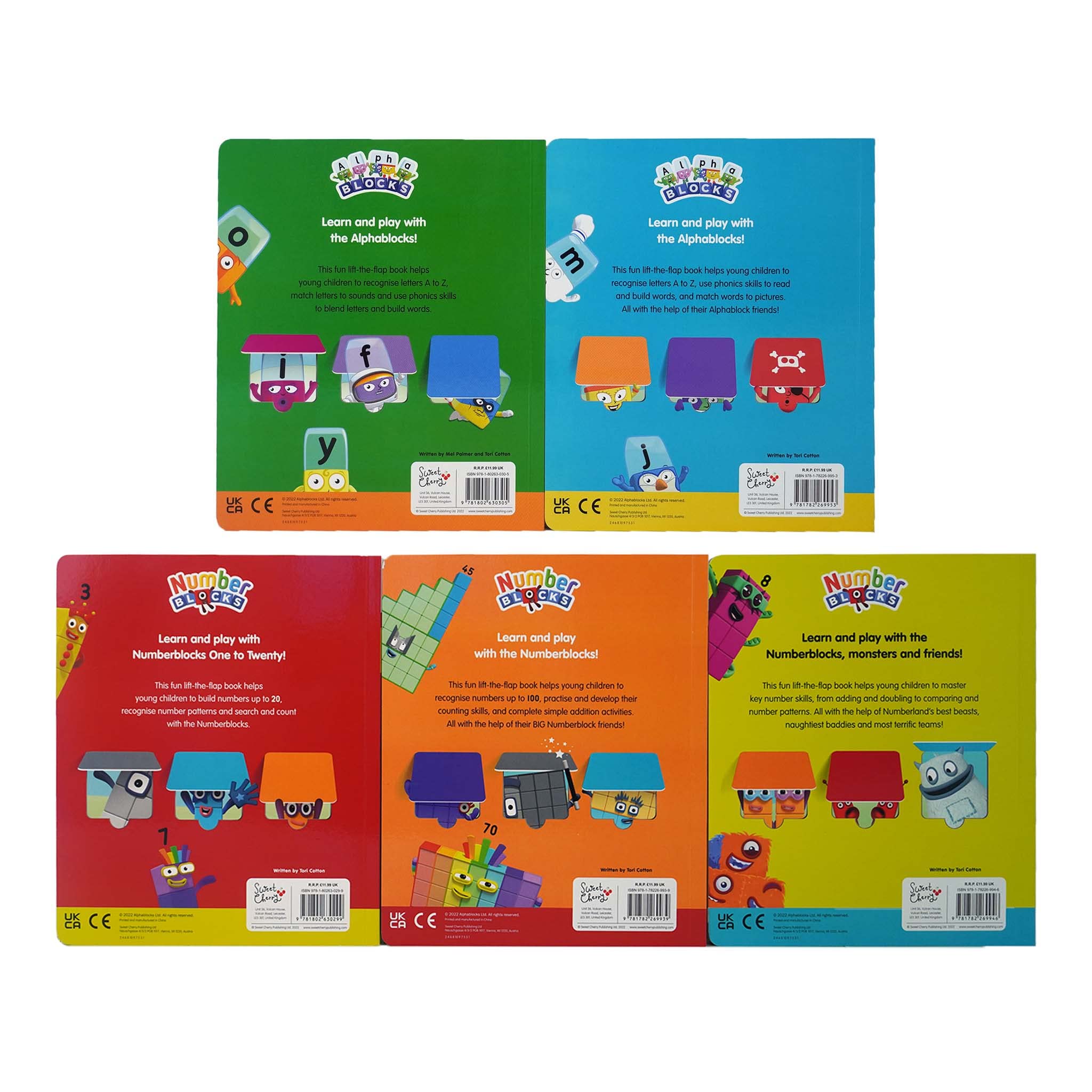 Mua Numberblocks and Alphablocks Lift-the-Flap 5-Book Box Set ...