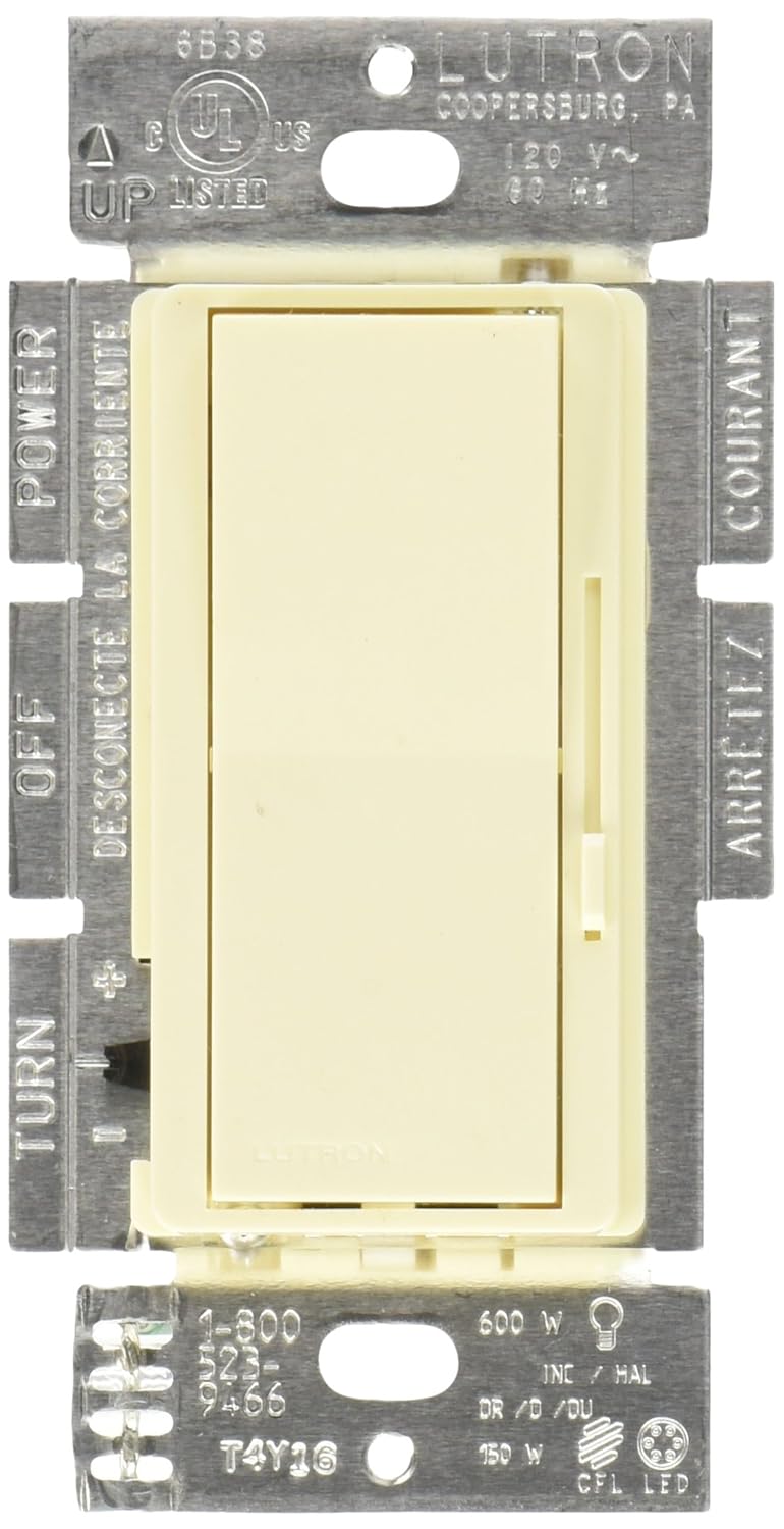 600-Watt Compact Fluorescent/LED Dimmer Switch - Wall Dimmer Switches ...