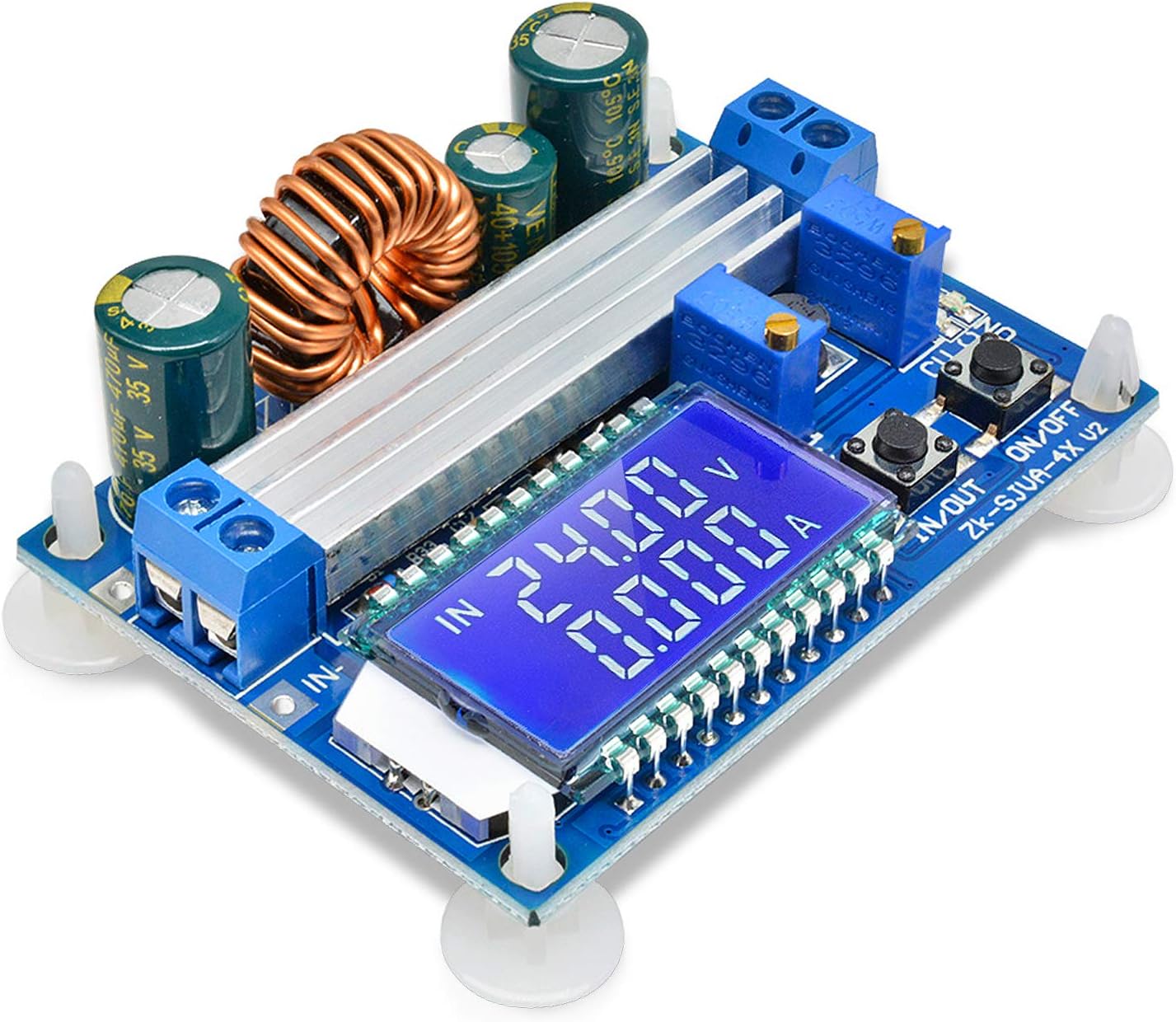 Amazon.co.jp: DiyStudio Boost Converter Automatic Boost Board DC 5.5 ...