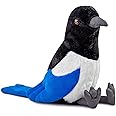 Amazon.com: ZHONGXIN MADE Magpie Plush Toy - Realistic 12inch Black ...
