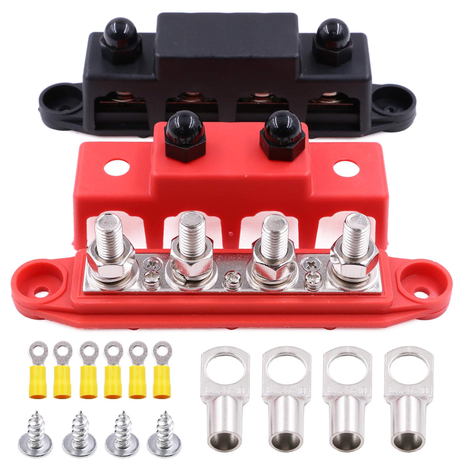 Mua Gloaso 12V DC Bus Bars 250A Power Distribution Block 4X 3/8" Studs ...