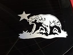 Amazon.com: Norcal California Flag Decal Sticker SM: Automotive
