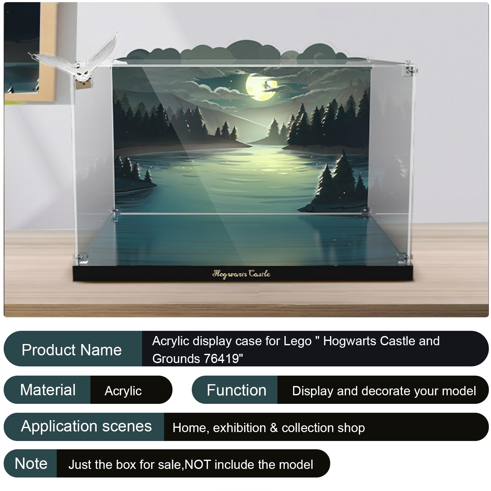 Mua Acrylic Display Case for Lego Harry Potter Hogwarts Castle and ...