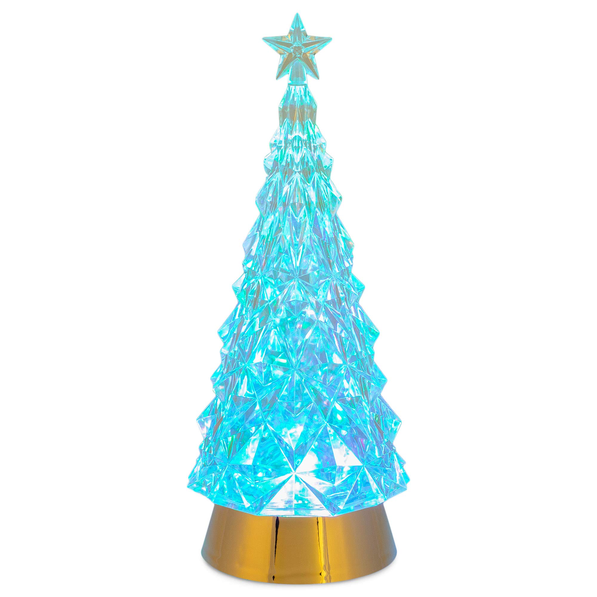 Christmas by Roman Inc., Acrylic Collection, wirl Tree with Star LED ...