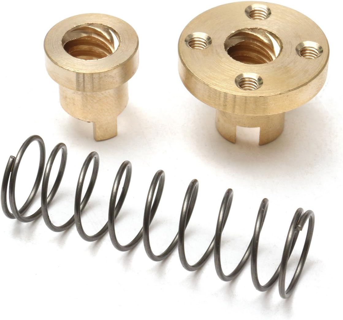 Ils â€“ 3 pieces T8 ANTI-BACKLASH Spring Loaded Nut for 8 mm ACME ...