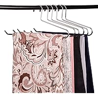 Amazon.com: VASLIM 8 Pack Blanket Hangers Heavy Duty Black Vinyl Coated ...