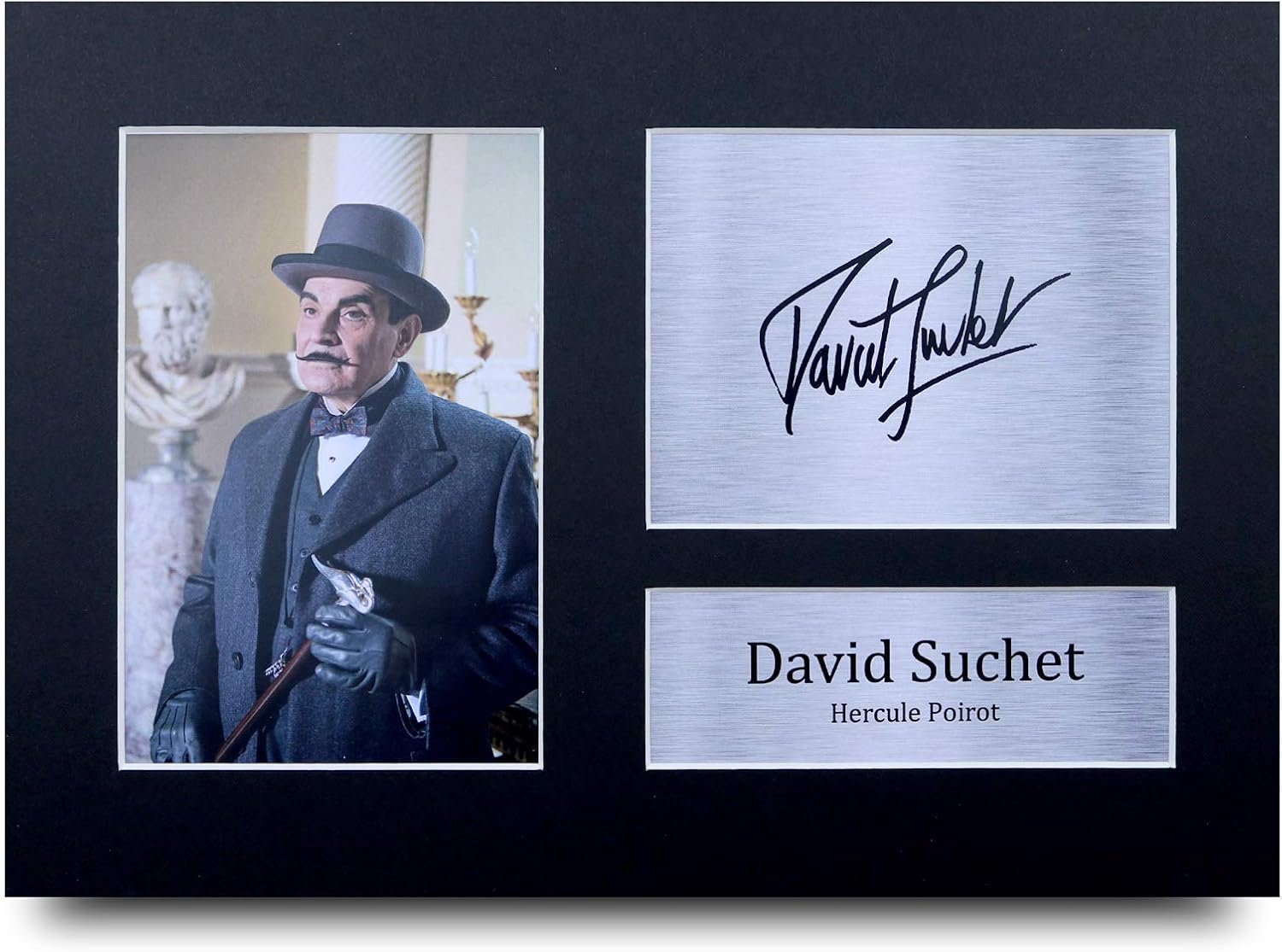 HWC Trading David Suchet Gift Signed A4 Printed Autograph Poirot Gifts ...