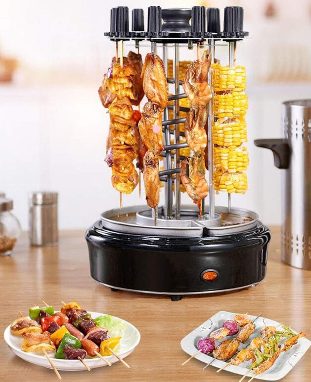 Review Electric Barbecue-Automatic Rotating Electric Barbecue 1200W ...