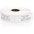 Amazon.com : Clear Rolled Address Labels Without Elegant Dispenser ...