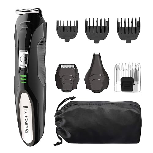 Remington All-in-One Grooming Kit, Lithium Powered, 8 Piece Set with ...