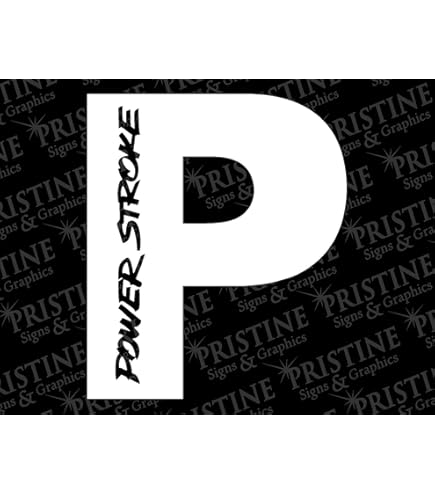 Powerstroke Stickers Stickers 2 Pack 7"x2"