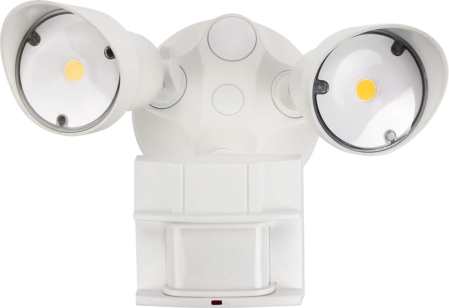 MW LED Motion Sensor Outdoor Flood Light, White, 5000K (Crystal White ...