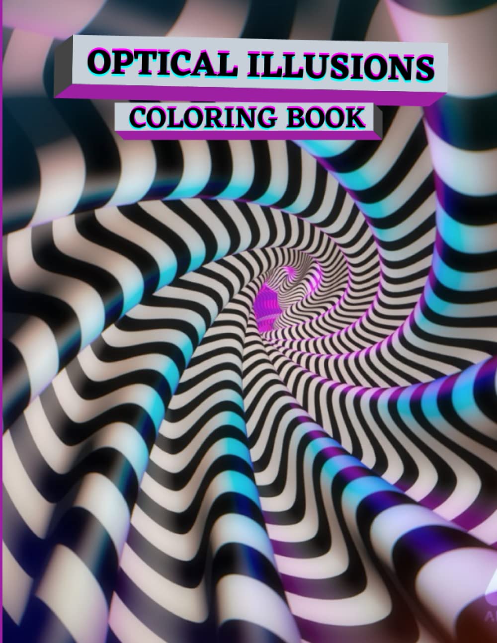 Mua OPTICAL ILLUSIONS COLORING BOOK: 50 Amazing abstract designs with ...