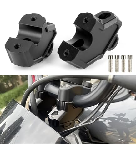 Motorcycle Comfort Mods XMT-MOTO Handlebar Risers For Harley Nightster ...