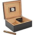 Amazon.com: Mantello Cigars Case Cigar Humidors - Humidor Cigar Box ...