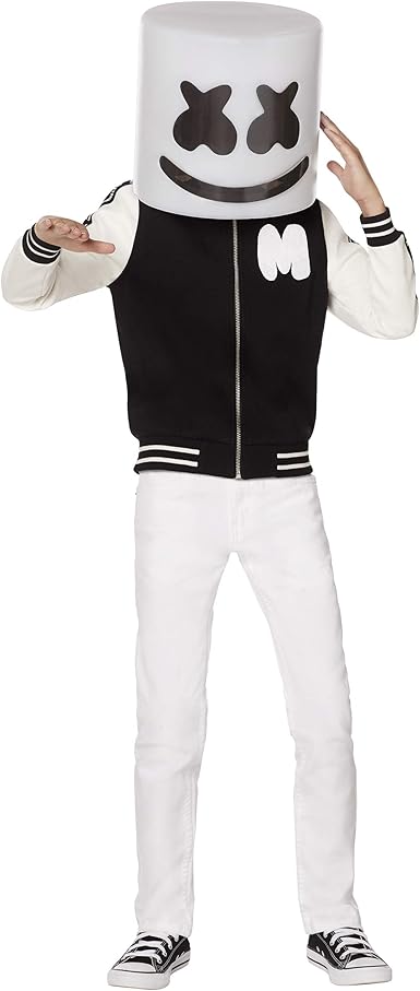 Amazon.com: Spirit Halloween Kids Marshmello Jacket: Clothing