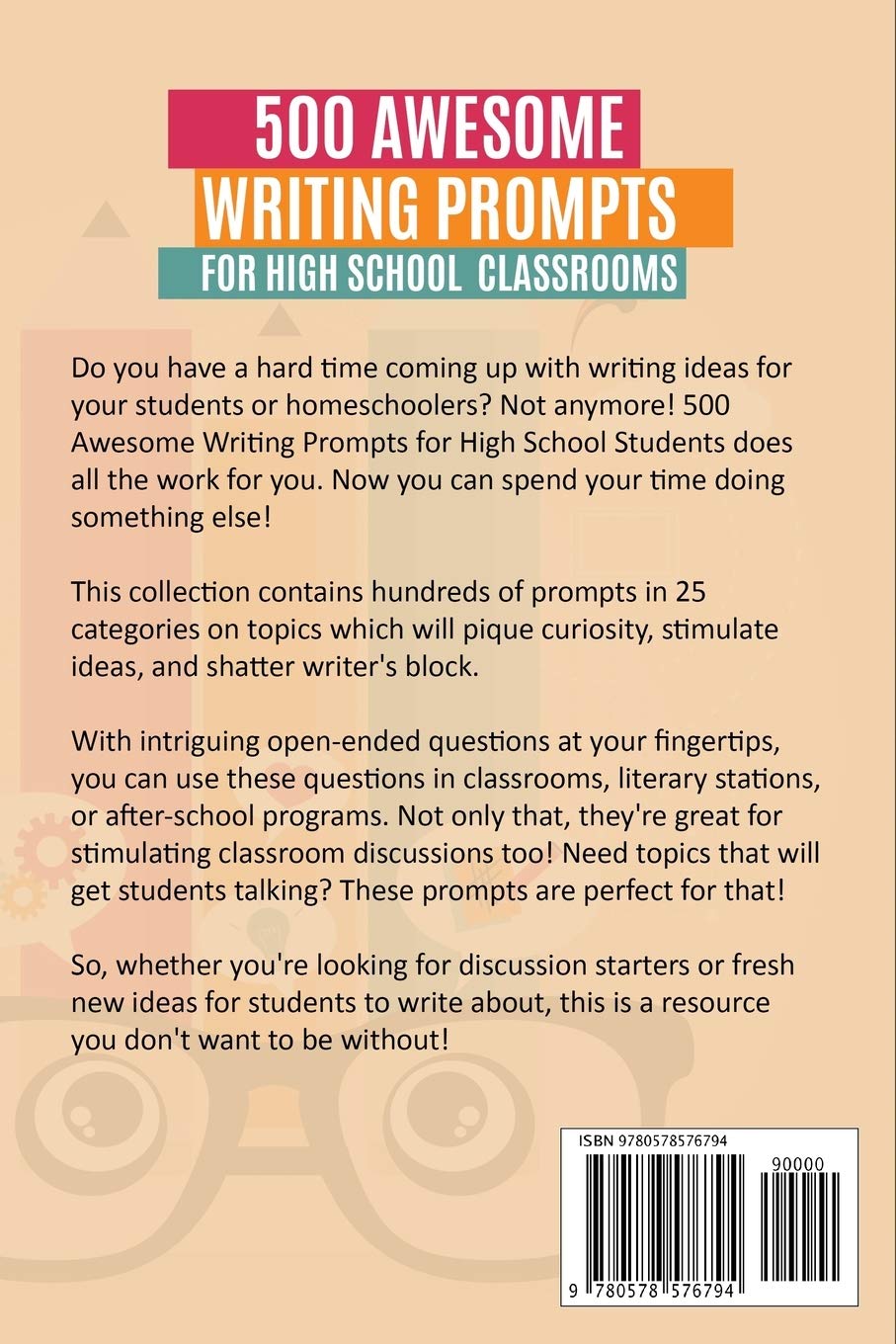 Mua 500 Awesome Writing Prompts for High School Classrooms: Thought ...