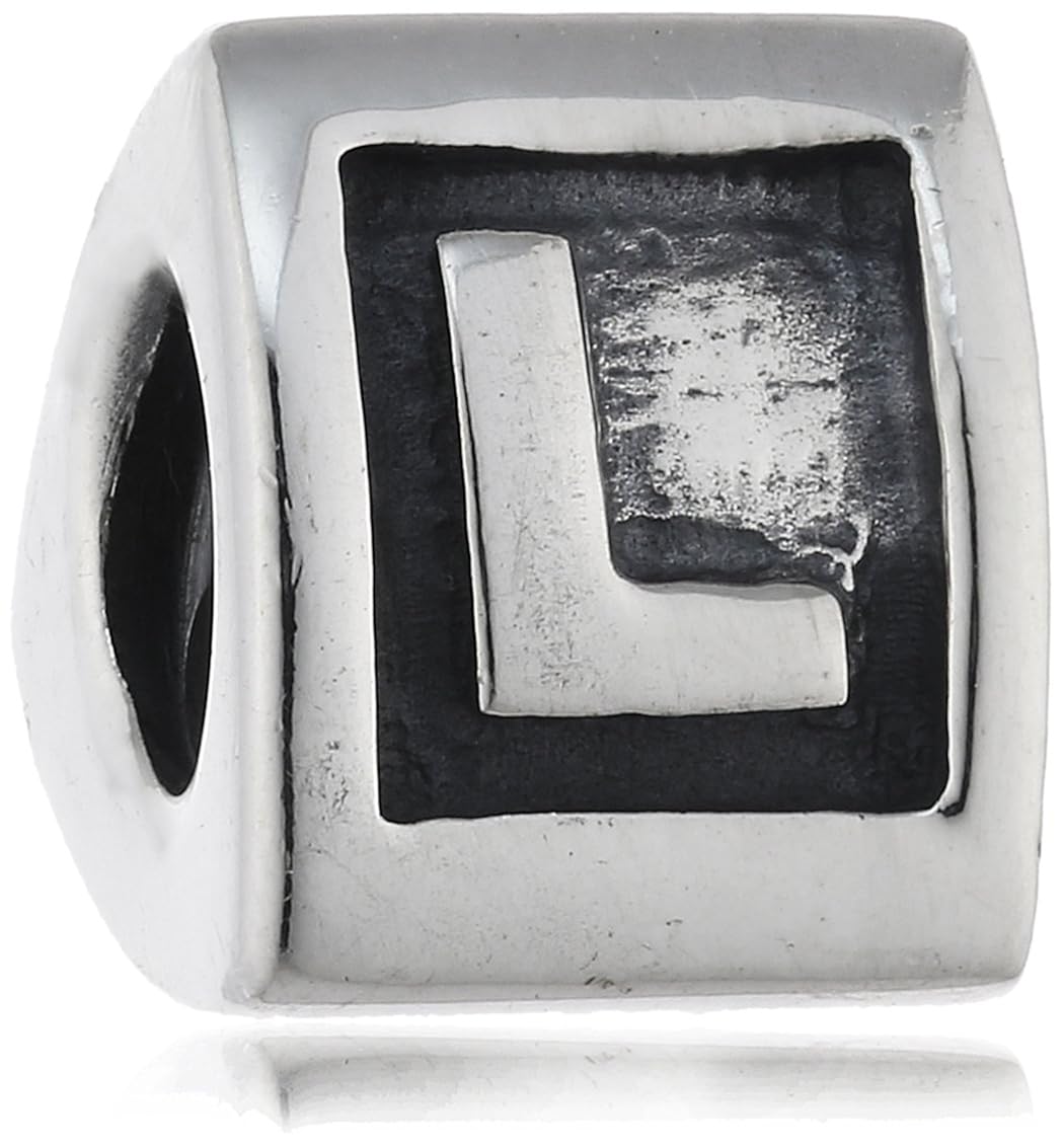 Pandora Sterling Silver - L - Alphabet Charm - 790323L - Moments Alpha ...
