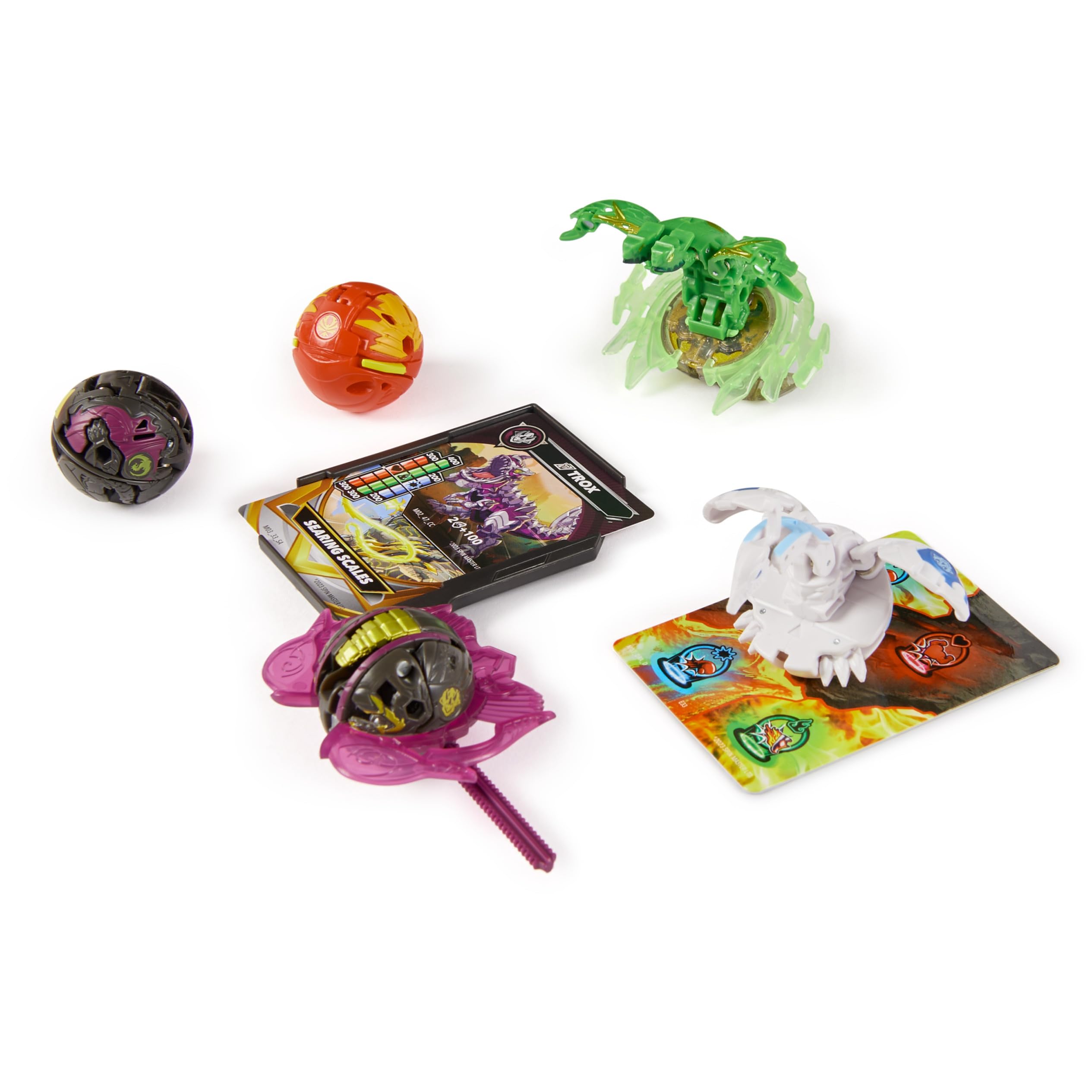 Bakugan Battle 5-Pack, Special Attack Trox, Nillious, Dragonoid, Wing ...