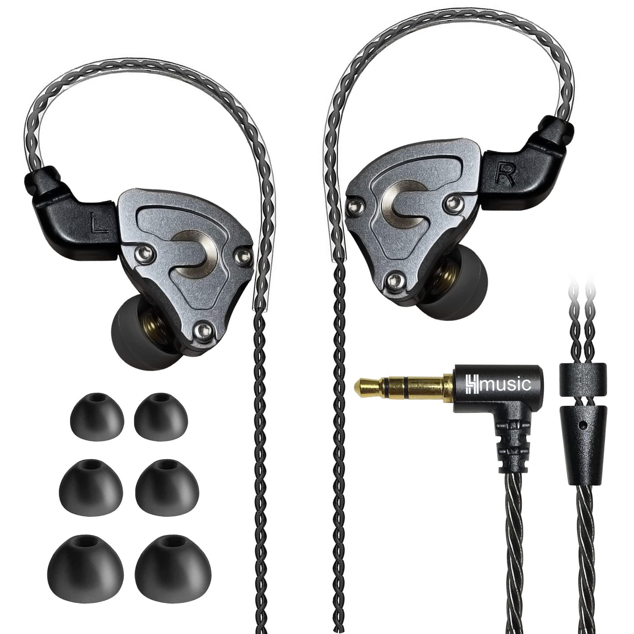 Mua Hmusic IEM Headphones, HiFi Stereo Wired Earphones, Hi-res Lossless ...