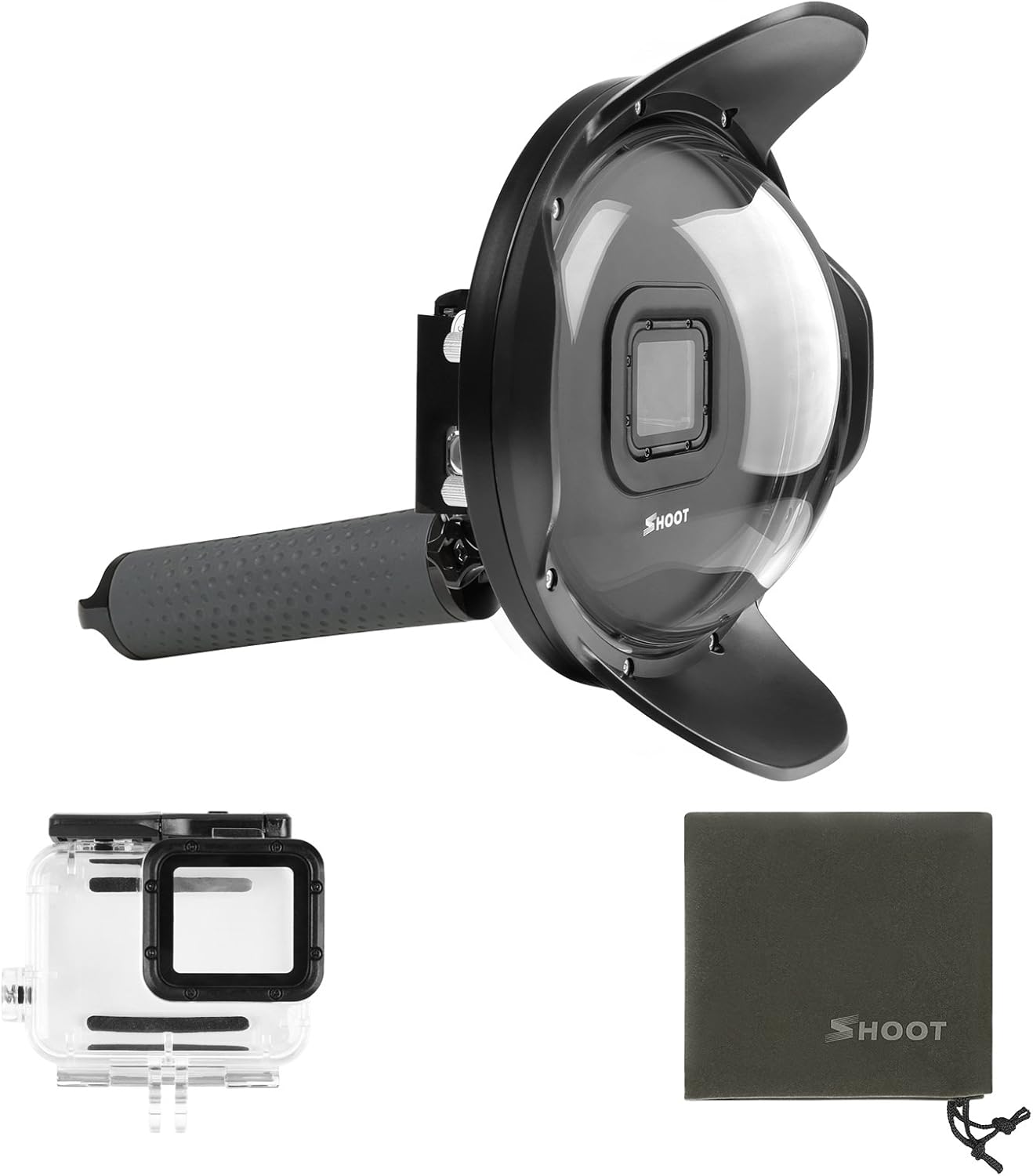 SHOOT Dome Port pour GoPro Hero 7 Noir/Hero 6/ Hero 5/Hero(2018) Camera ...