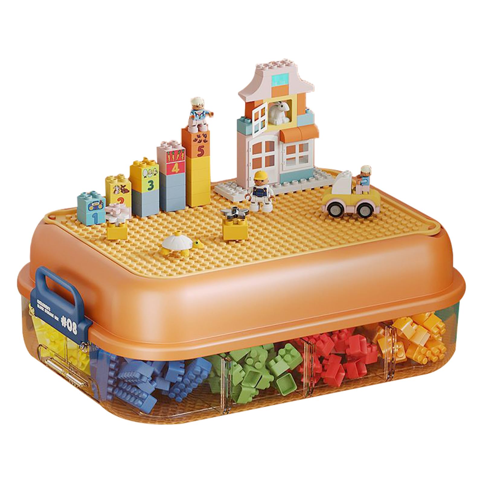 Toys Storage Organizer Bins for Lego, Plastic Storage for Lego Box ...