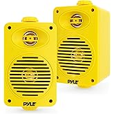 Amazon.com: Pyle 200 Watt Bluetooth Indoor Outdoor Speakers Pair - Dual ...