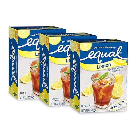 Amazon.com : EQUAL Lemon Zero Calorie Sweetener, Flavored Sugar ...