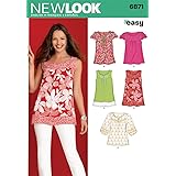 Amazon.com: New Look Sewing Pattern 6609 Misses Separates, Size A (10 ...