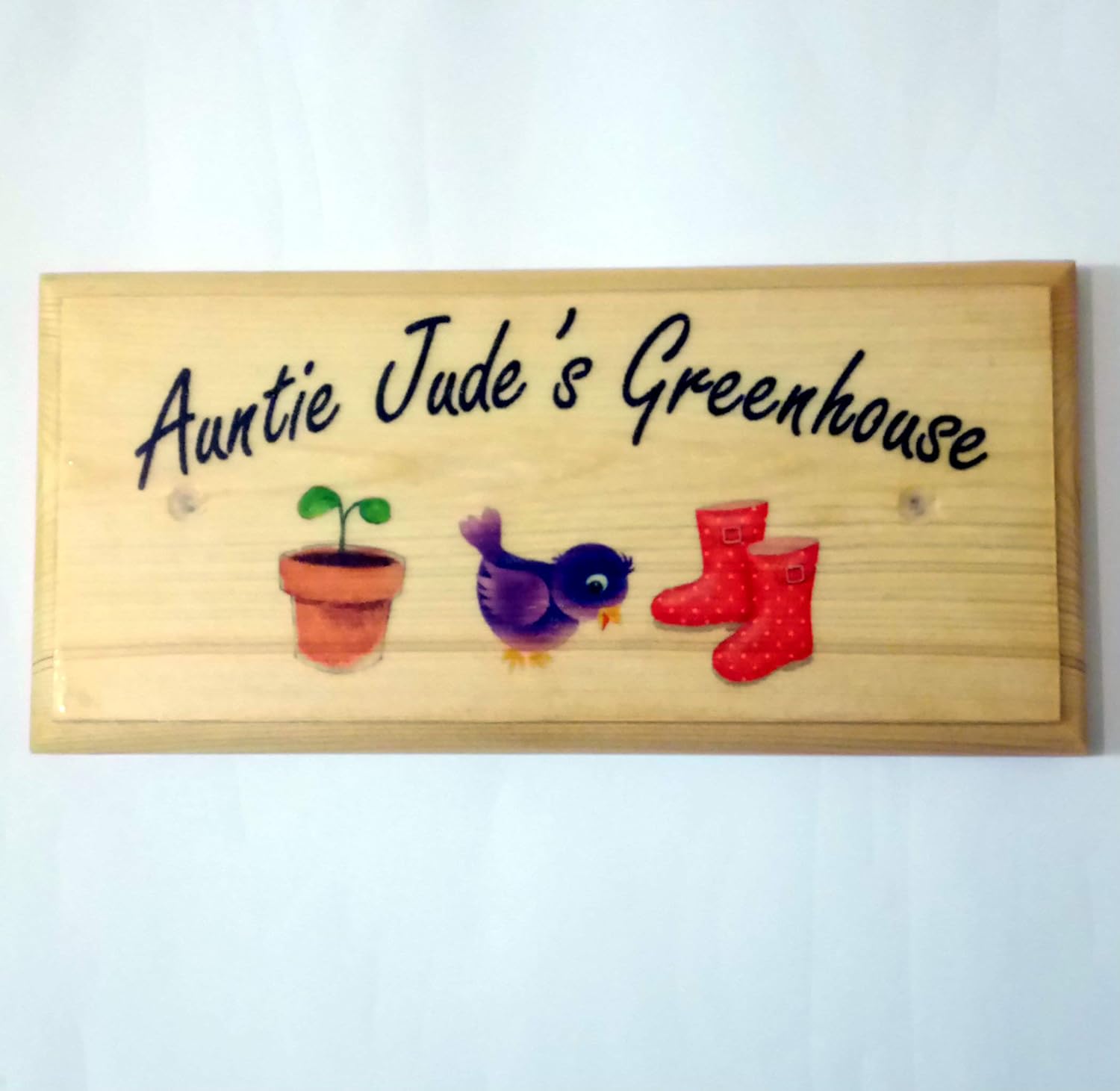 Personalised Greenhouse Garden Sign, Custom Greenhouse Gift: Amazon.co ...