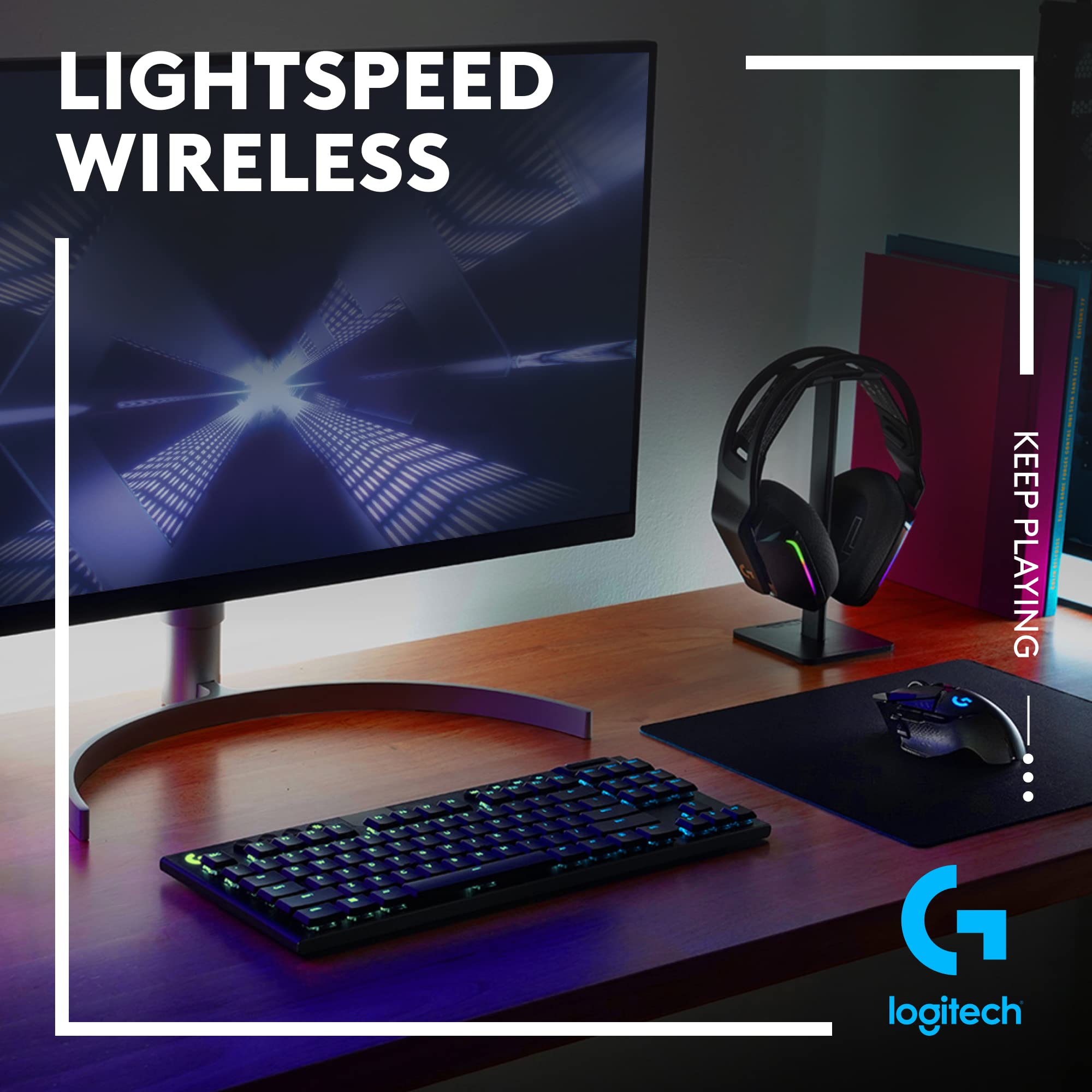 Mua Logitech G915 TKL Tenkeyless Lightspeed Wireless RGB Mechanical ...