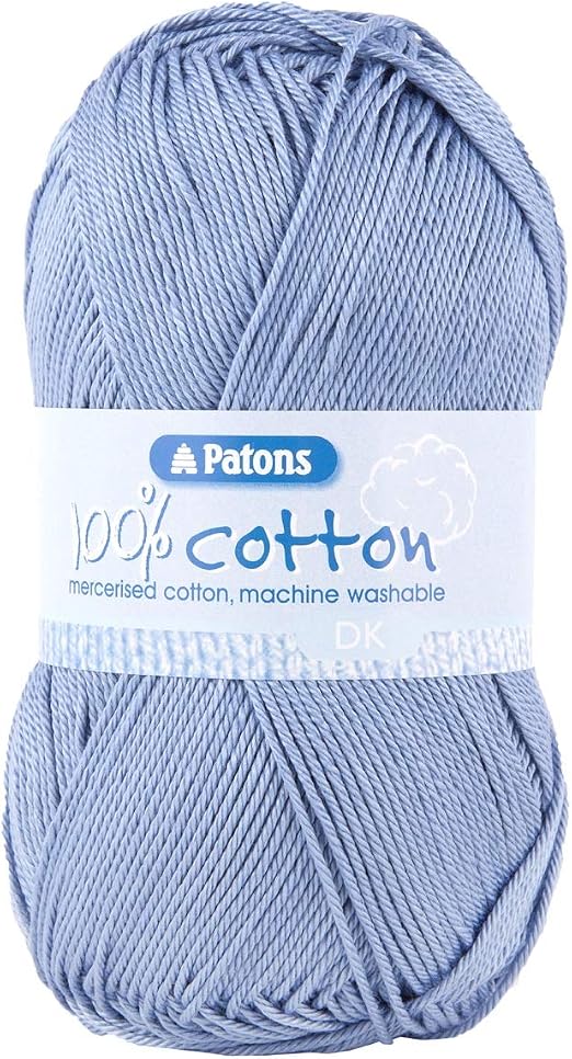 Patons Yarn - 100% Cotton DK 100g Ball - Denim: Amazon.co.uk: Kitchen ...
