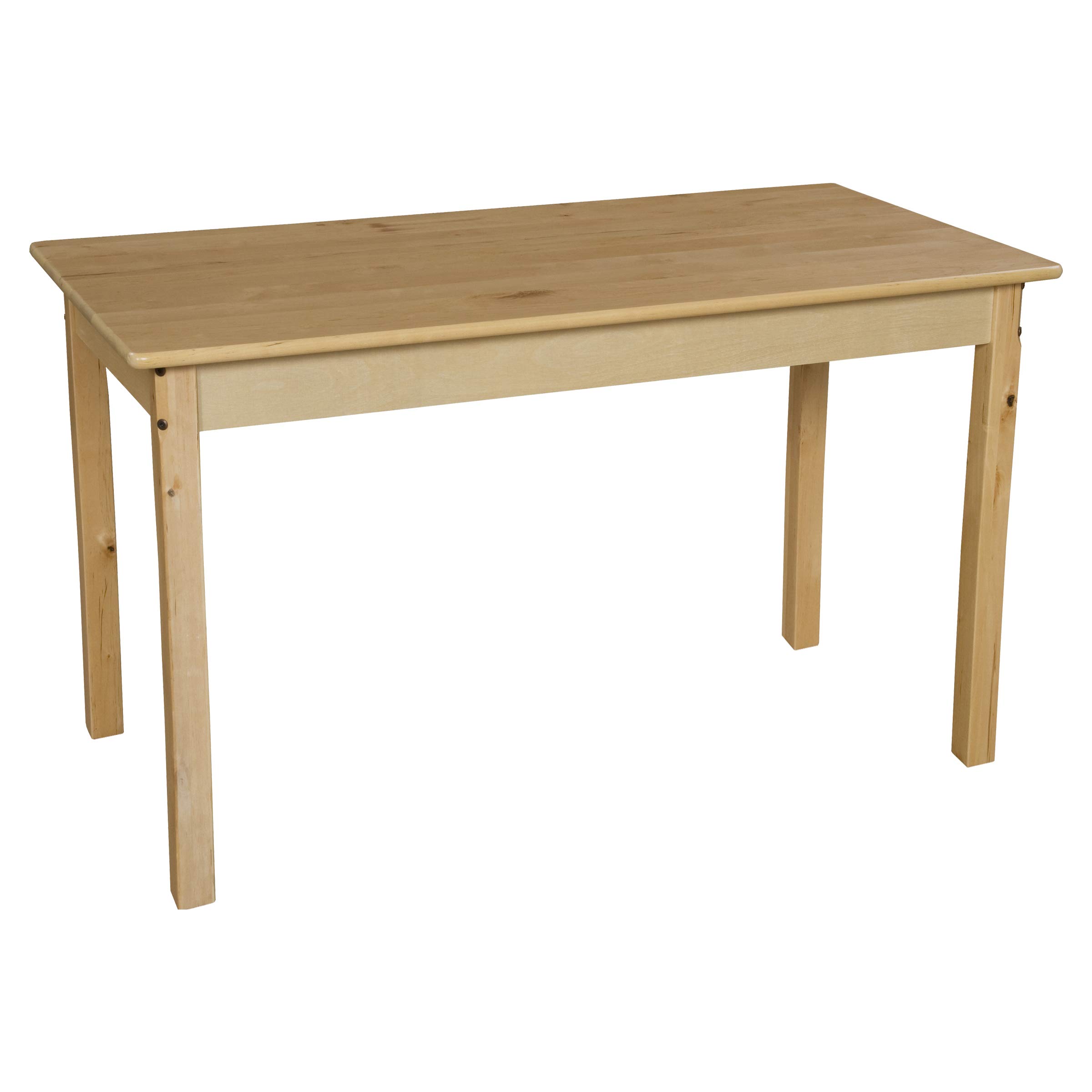 Wood Designs 24" x 48" Rectangle Hardwood Table with 29" Legs, AAWD84829
