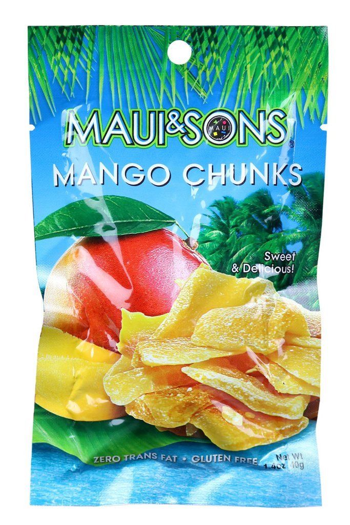 12 Pack of Maui and Sons Mango Chunks: Amazon.co.uk: Grocery
