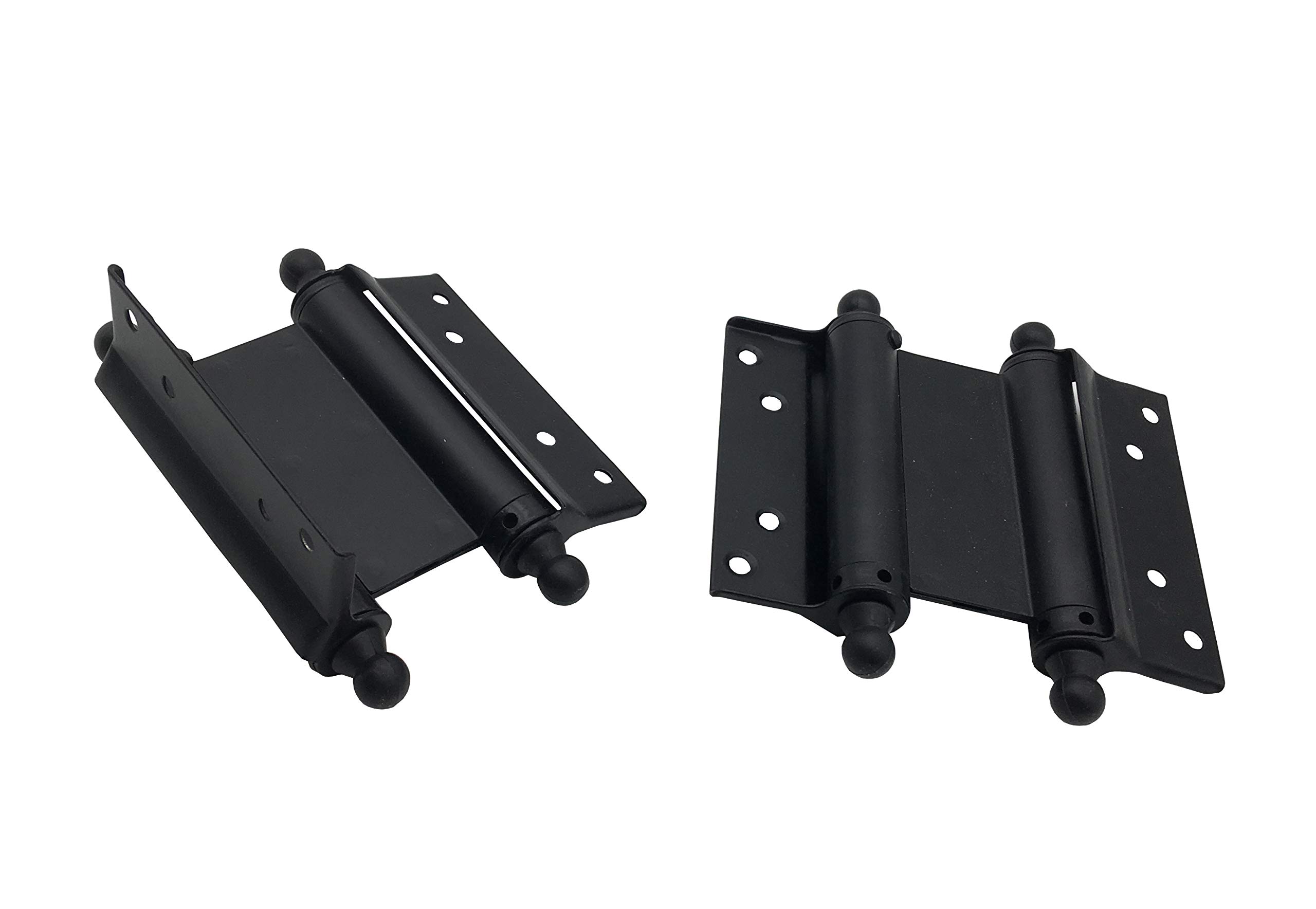 5 Inches Matte Black Double Action Hinge Ball Heavy Duty Saloon Door ...