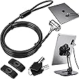 Amazon.com: AboveTEK Laptop Lock, Tablet Lock Security Cable, 2 Keys ...