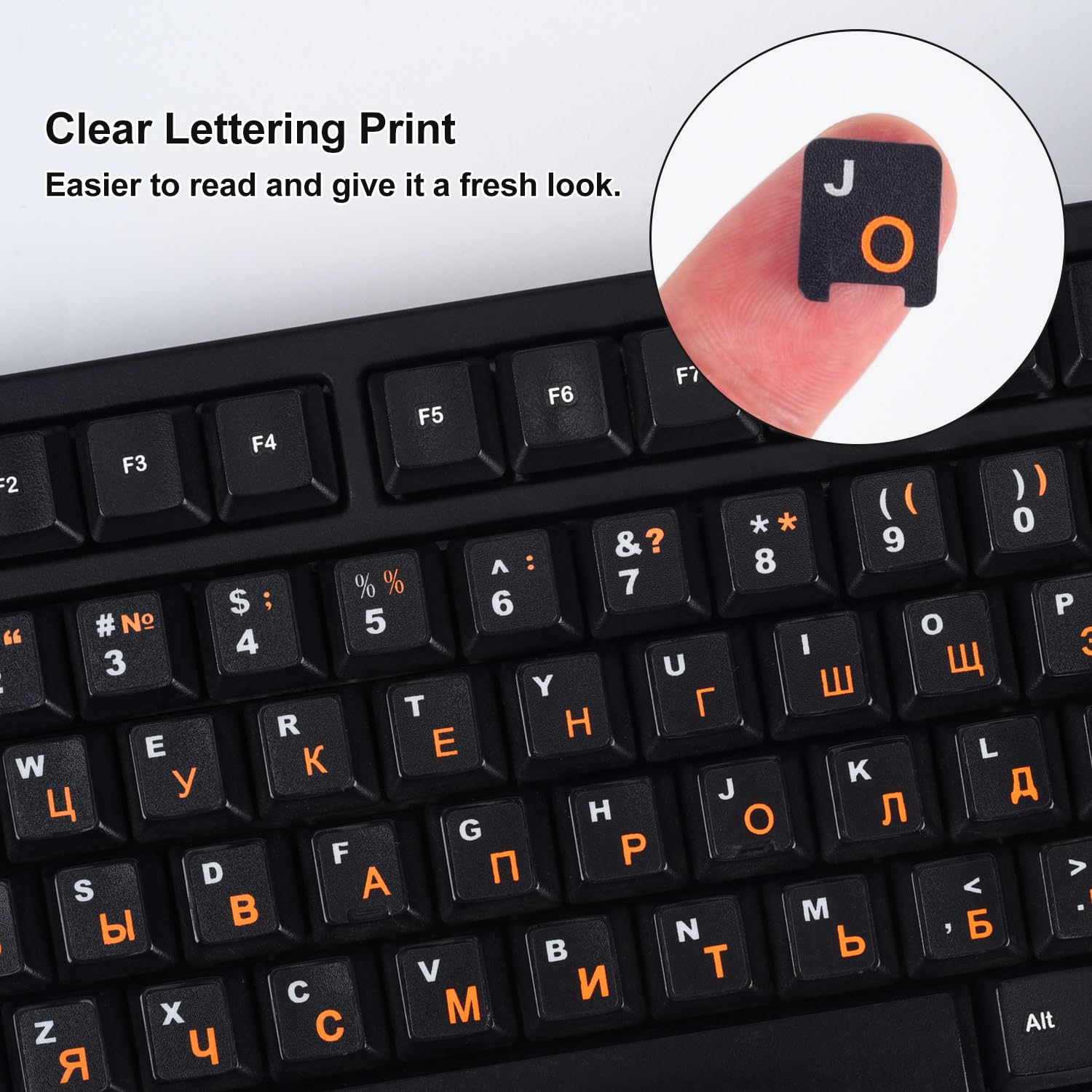 Mua Russian Keyboard Stickers(6-in-1), Cyrillic Keyboard Letters ...