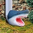Amazon.com: Carchistan Shark Downspout Garden Statues, Gutter Guardian ...