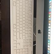 Amazon.com: Macally 104 Key USB Wired Keyboard with Apple Shortcut Keys ...