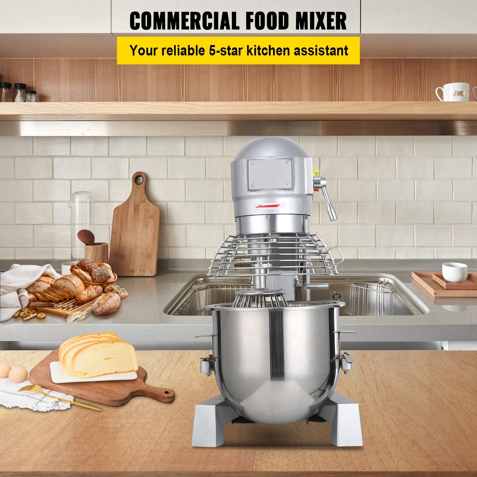 Mua Happybuy 15Qt Commercial Food Mixer with Timing Function ...