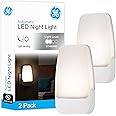 GE LED Night Light, Plug-in, Dusk to Dawn Sensor, Warm White, UL ...