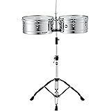 Rhythm Tech RT 5345 Timbales-cromo con soporte : Amazon.com.mx ...
