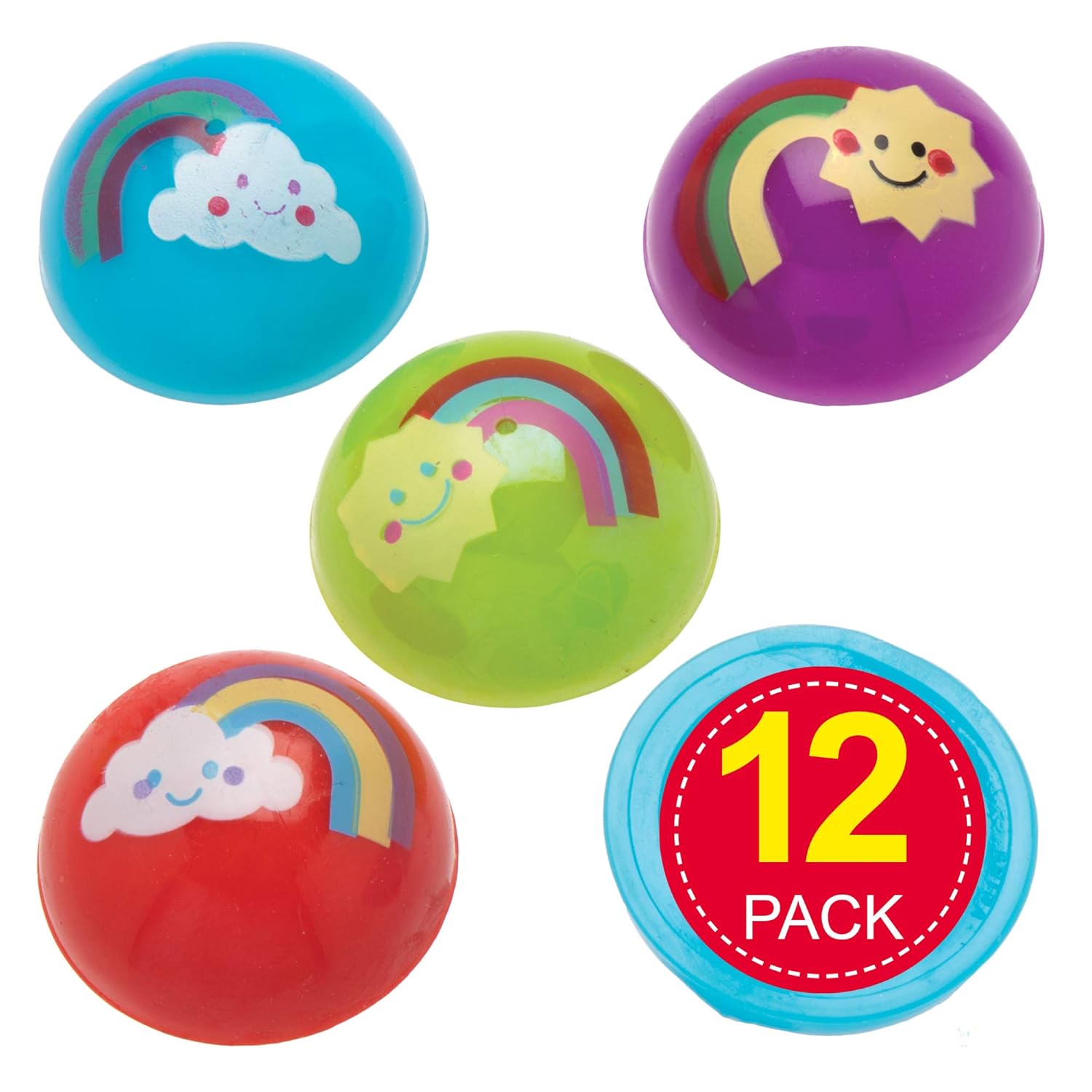 Baker Ross AT976 Rainbow Jumping Pop Ups – Pack of 12, Popping Game For ...